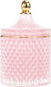 Côte Noire Grand Art Deco svíčka Pink & Gold s vůní Champagne Rose