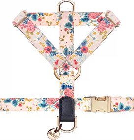 MILK&PEPPER Postroj pro psy Flora Fleuri Fond Rose Velikost: 45