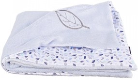 Kaarsgaren Dětská deka list Wellsoft bavlna 70x100 cm světle modrá