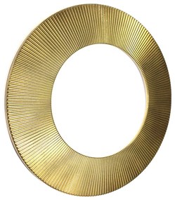 Amadeus Kulaté zrcadlo SLUNCE 50cm Zlatá barva černá patina