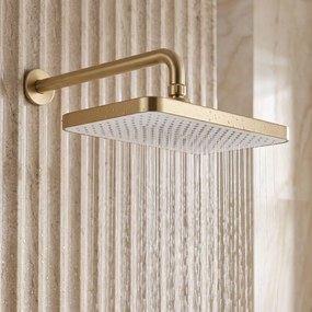 Rea, Obdélníková dešťová sprcha REA JS-032 Brushed Gold, REA-P0396