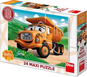 DINO Puzzle Maxi Auto Tatra na louce 24 dílků 66x47cm skládačka dn350274