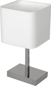 Stolní lampa Napoli, 1x bílé textilní stínítko,