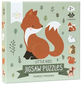 A Little Lovely Company - puzzle s lesními zvířátky