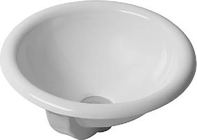 Duravit Architec - Umyvadlo s přepadem, průměr 400 mm, WonderGliss, bílá 03184000001