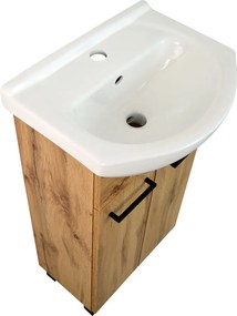 Comodo Koupelnová skříňka s keramickým umyvadlem Luka OW 45