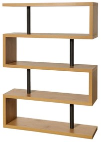Designový regál Pallaton 165 cm imitace dub