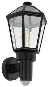 Eglo 97257- Venkovní nástěnné svítidlo se senzorem MONSELICE 1xE27/28W/230V IP44