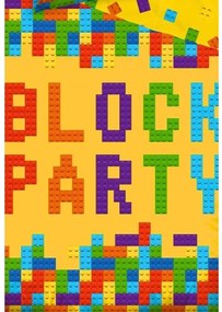 TipTrade s.r.o. Dětské povlečení Stavebnice Block party 140x200 + 70x90
