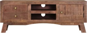TV stolek 110 x 30 x 40 cm hrubé mangovníkové dřevo 328303