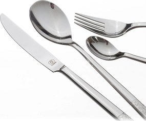 Příbory Fiori Platinum pro 6 osob 24 kusů
