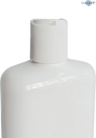 Dávkovač na mýdlo 250 ml bílý s bílým DISC TOP LIMA