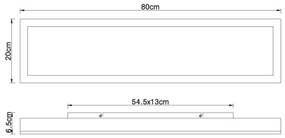 Globo 416080WD4 - LED Stropní svítidlo DORO LED/24W/230V
