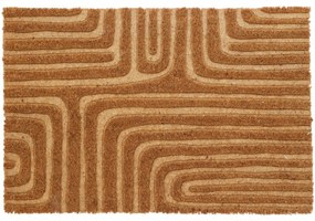 Kokosová rohožka Ripples Geometry, 59 x 39 cm