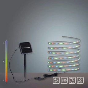 LD 19971-18 TEANIA SOL LED solární LED pásek 8 barevných módů pro venkovní použití IP44 zápich RGB - JUST LIGHT