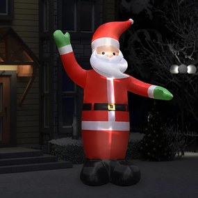 Nafukovací Santa Claus s LED vánoční dekorace IP44 3 m - Default Title