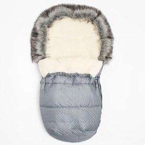 NEW BABY Zimní fusak New Baby Lux Wool Graphite