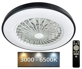 NEDES LED Stropní svítidlo s ventilátorem OPAL LED/48W/230V + dálkové ovládání ND3670