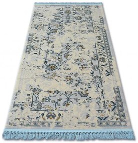 koberec AKRYL MANYAS 196AA, střapce, slonová kost, zlatá velikost 80x150 cm | krásné koberce cz