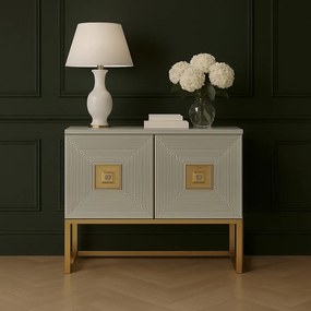 Komoda Stilig ST363 100 cm šampaňská/zlatá