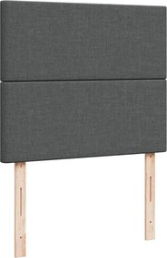 Box spring postel s matrací tmavě šedá 120x190 cm textil 3291601