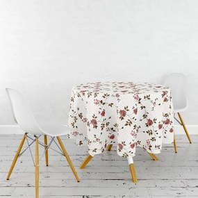 Ubrus PVC kulatý DC-6980B - Něžné květy (různé velikosti)