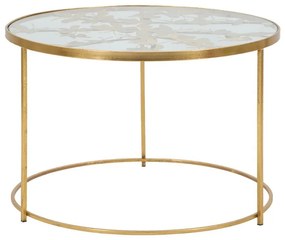 Designový konferenční stolek Jahmisey 60 cm zlatý
