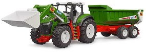 Bruder Traktor ROADMAX s čelním nakladačem a vozem