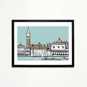 Jan Laštovička | San Marco Rám: Černý, Velikost: 30 x 20 cm
