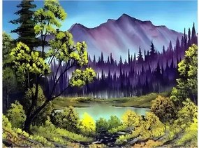 NORIMPEX Diamantové malování Krajina / 30x40 cm