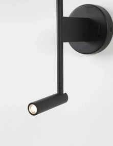 Designové nástěnné svítidlo Yama 18 černé