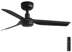FARO Barcelona FARO 33822 - Stropní ventilátor MINI PUNT S černá pr. 90 cm + dálkové ovládání 33822
