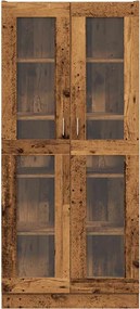 Skříň old wood 82,5 x 30,5 x 185 cm kompozitní dřevo 3318720
