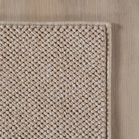 Ayyildiz, Kusový koberec Helix 2200 beige kruh, 80x80, béžová, chodba / předsíň