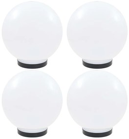 vidaXL Marketos Kulovité LED lampy 4 ks koule 25 cm PMMA