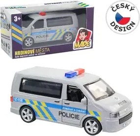 MaDe Auto policejní dodávka, CZ design i box / od 3 let