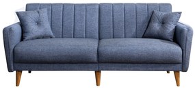 Atelier del sofa Rozkládací pohovka AQUA tmavě modrá 202 cm 867UNQ1314