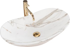 Rea Royal 60 umyvadlo, 62 x 36 cm, napodobenina kamene Lava-matná, REA-U8598
