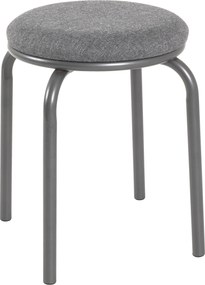 XXXLutz STOHOVATELNÁ STOLIČKA, kov, textil, 46/45/46 cm Carryhome - Taburety - 001931060301
