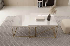 ADRK Furniture Konferenční stolek 2v1 Licco CT-LIC-G-WS