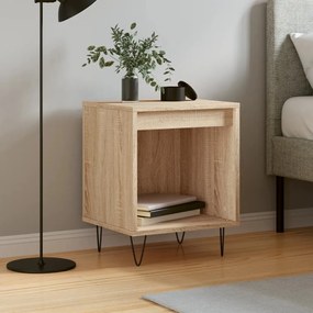 vidaXL Noční stolek 40x35x50 cm kompozitní dřevo [830728] Barva: dub sonoma