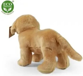 RAPPA Plyšový pes Labrador stojící 20 cm / ECO-FRIENDLY / od 0 měsíců