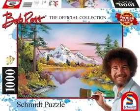 SCHMIDT Puzzle Bob Ross: Odrazy / 1000 dílků / 69,3 x 49,3 cm