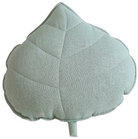 OnaDnes -20% Moi Mili Mátově zelený polštář ve tvaru listu Leaf 39 cm
