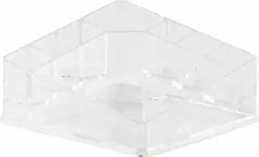 Compactor Organizér na kosmetiku – 8 přihrádek čirý plast / kompaktní