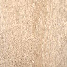 HOMCOM Úložný bufet ve skandinávském stylu, 2 skříňky, posuvný šuplík, bílý dub