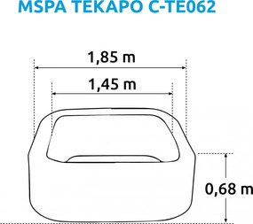 Nafukovací vířivka Marimex  MSPA Tekapo C-TE062  [63811403]