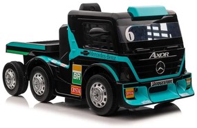 Lcars Elektrické auto Mercedes XMX622B modré LCD - návěs