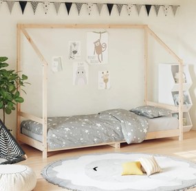 vidaXL Dětská postel 80 x 200 cm masivní borové dřevo [835702] Barva: Přírodní