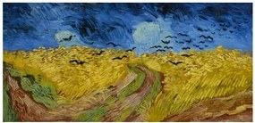 Wheatfield with Crows
